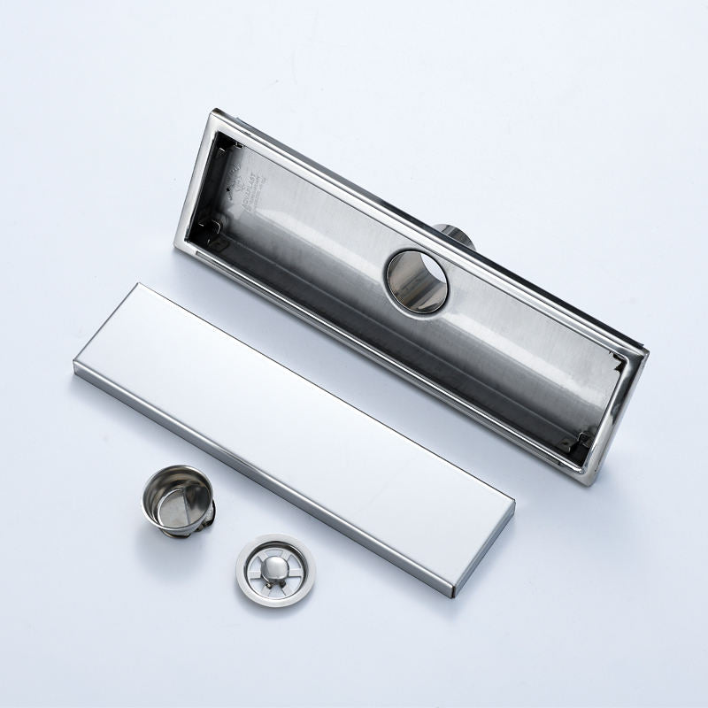 Stainless Steel Concealed Invisible Tile Insert Bathroom Trap Long Lin ...
